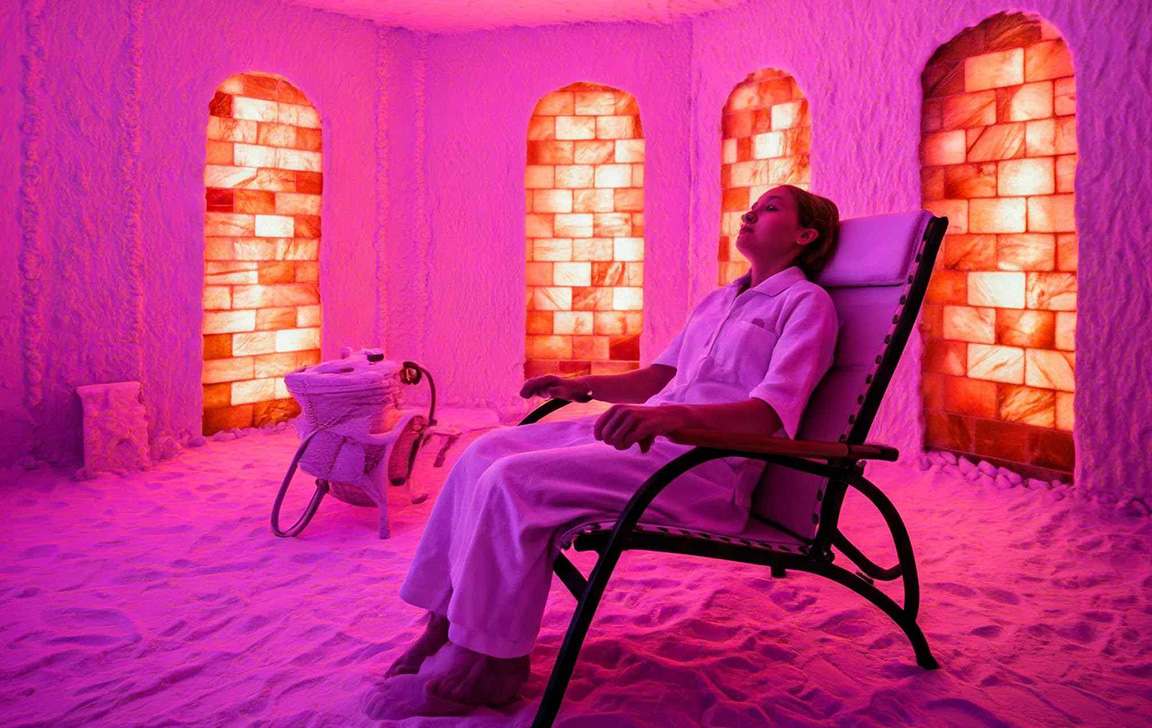 Pink salt therapy for killing allergies - Salt therapy - Pink Salt Wall