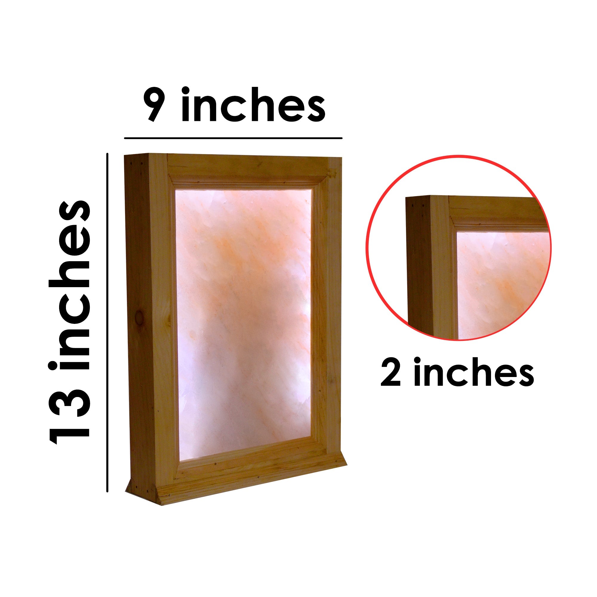 Himalayan Pink Salt Panels Frame for Sale - Pink Salt Wall